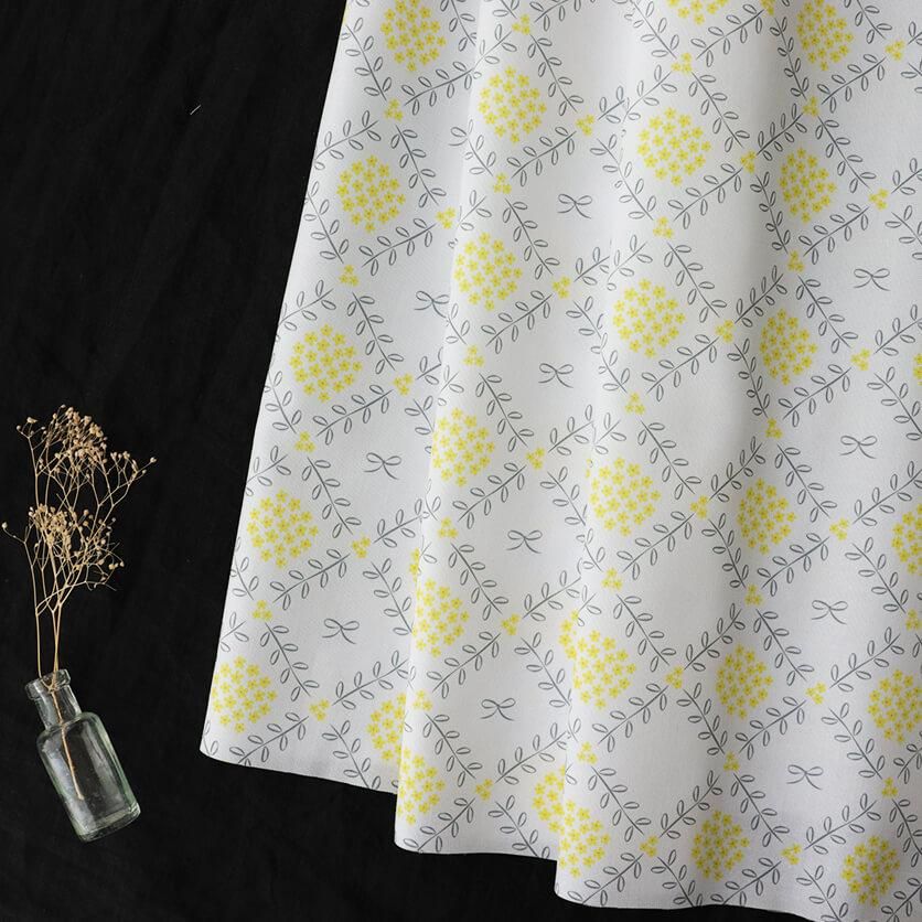 Japanese snowball(Gray) – nunocoto fabric