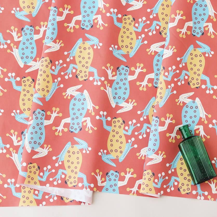 froggy froggy(Red) – nunocoto fabric