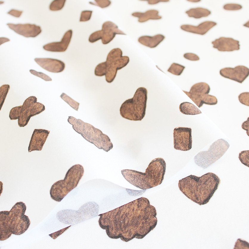 Sharing is Caring (Cocoa) – nunocoto fabric